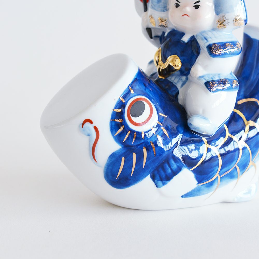 染錦鯉のぼり大将|和食器通販|織部 Online Store【公式】 染錦鯉のぼり大将|和食器通販|織部 Online Store【公式】
